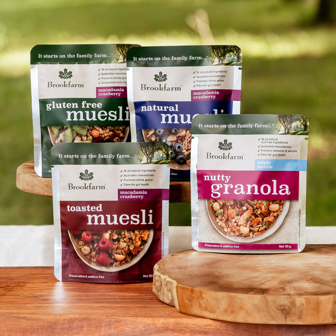 Muesli - Toasted, Natural, Gluten Free | Brookfarm