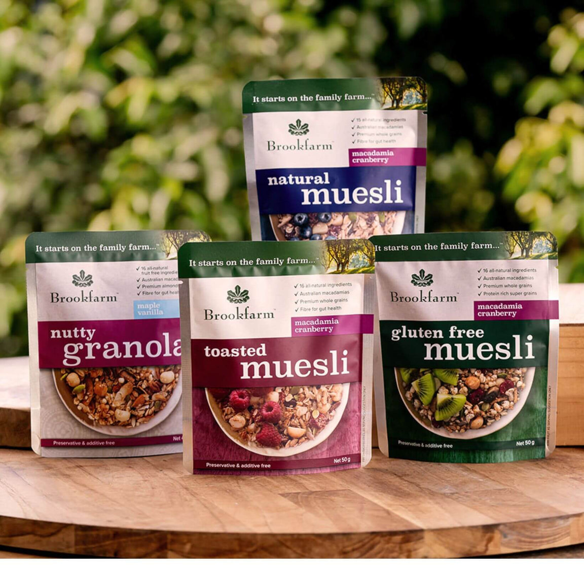 Muesli - Toasted, Natural, Gluten Free | Brookfarm