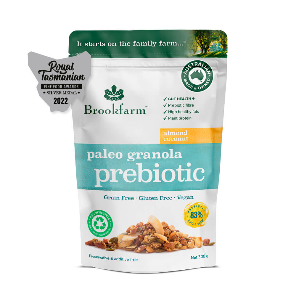 Paleo Granola Prebiotic Almond Coconut | Brookfarm